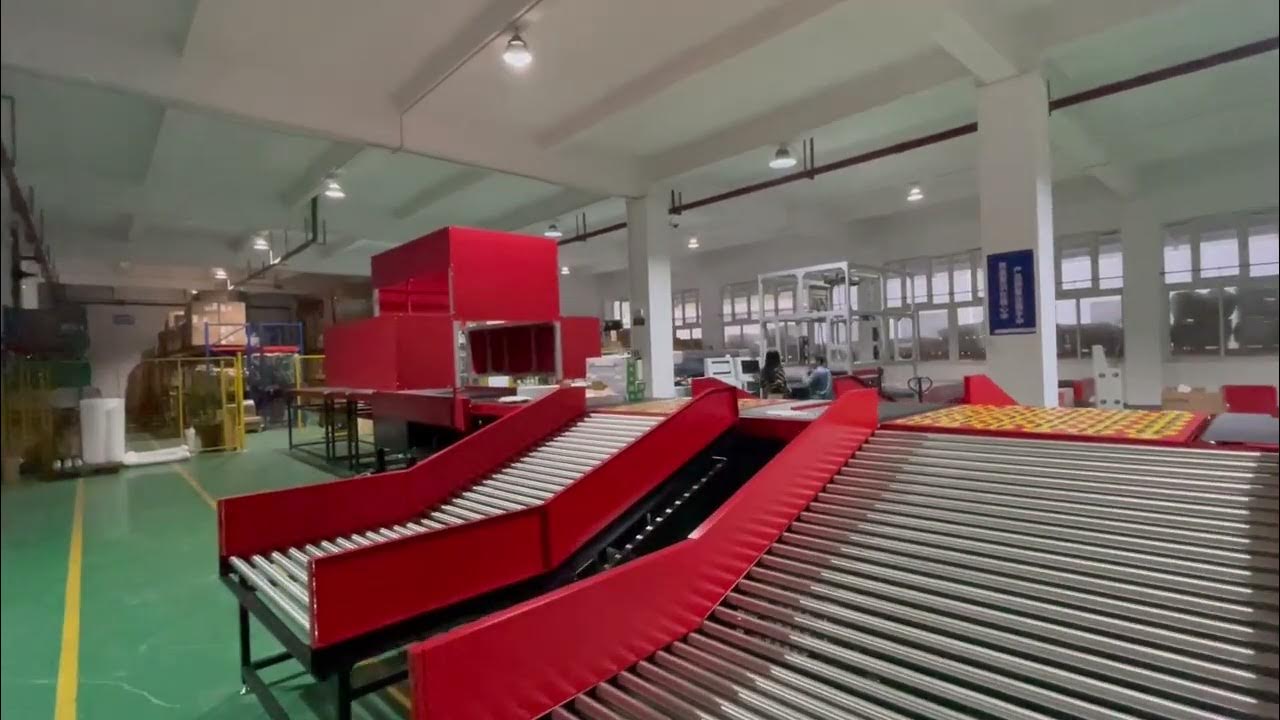 automatic warehouse sorting system! - YouTube