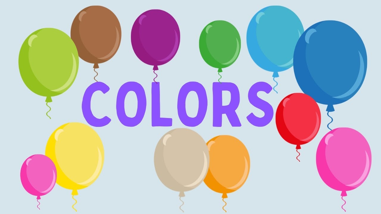 Best Learning Video for Toddlers Learn Colors | Balloon Colors for kids ...
