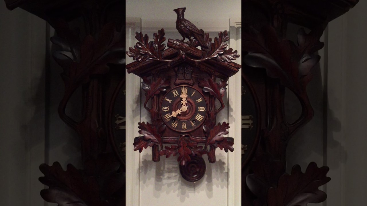 Johann Baptist Beha Model 122 Musical Wall Cuckoo Clock Playing "The ...