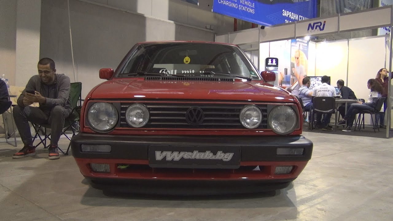Volkswagen Golf Mk2 Red (1991) Exterior and Interior - YouTube