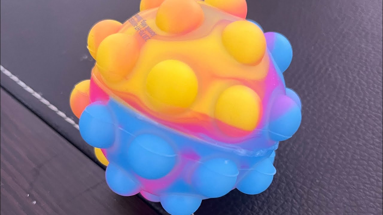 bad apple played on a pop it ball - YouTube