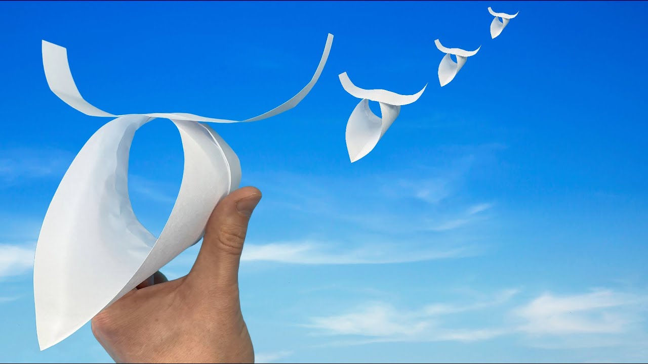 SUPER FLYING PAPER PLANE | How to Make a Paper Airplane That Flies Far ...