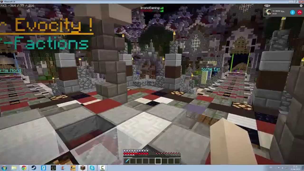 MEILLEUR SERVEUR MINECRAFT PVP/FACTION 1.8 ! - YouTube