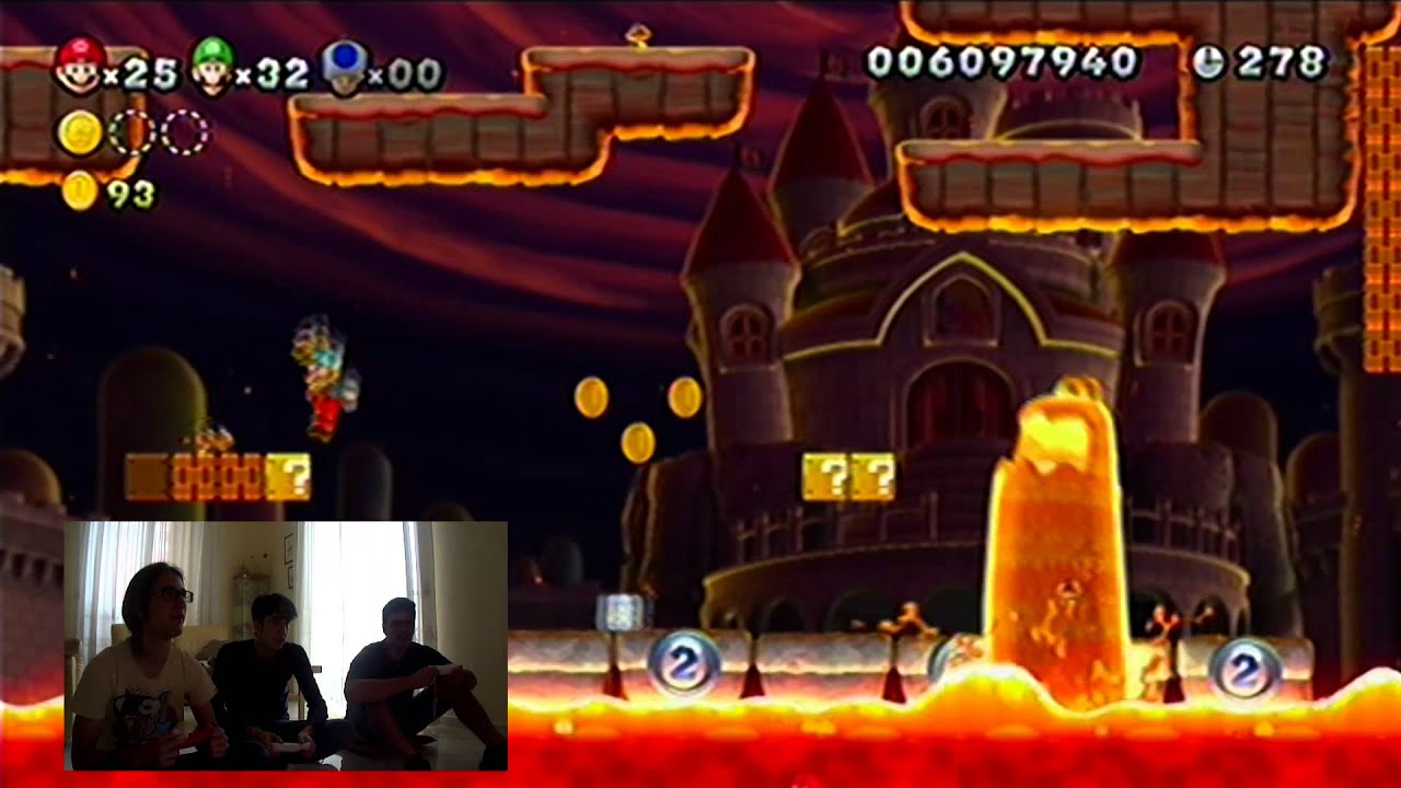 New Super Mario Bros. U Walkthrough - Episodio 68: Sul fiume di magma ...