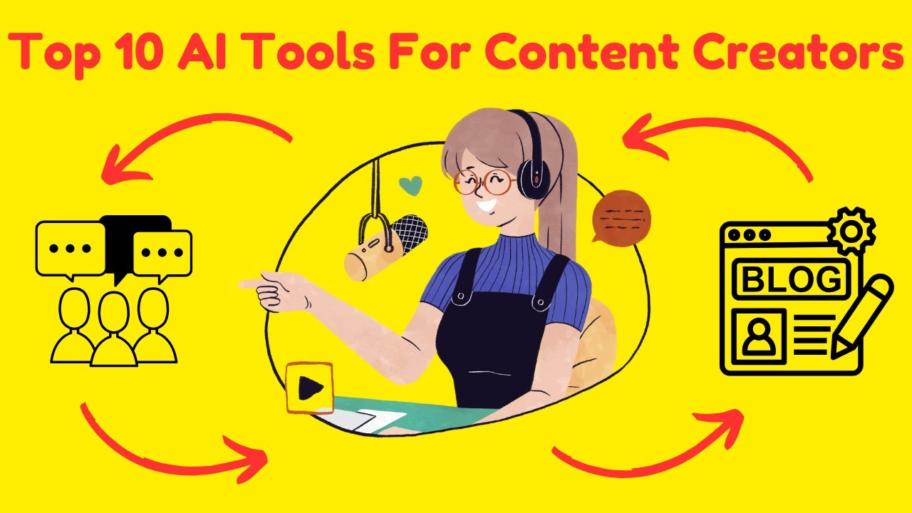 📢 Top 10 AI Tools For Content Creators | Content Creators 📢 # ...