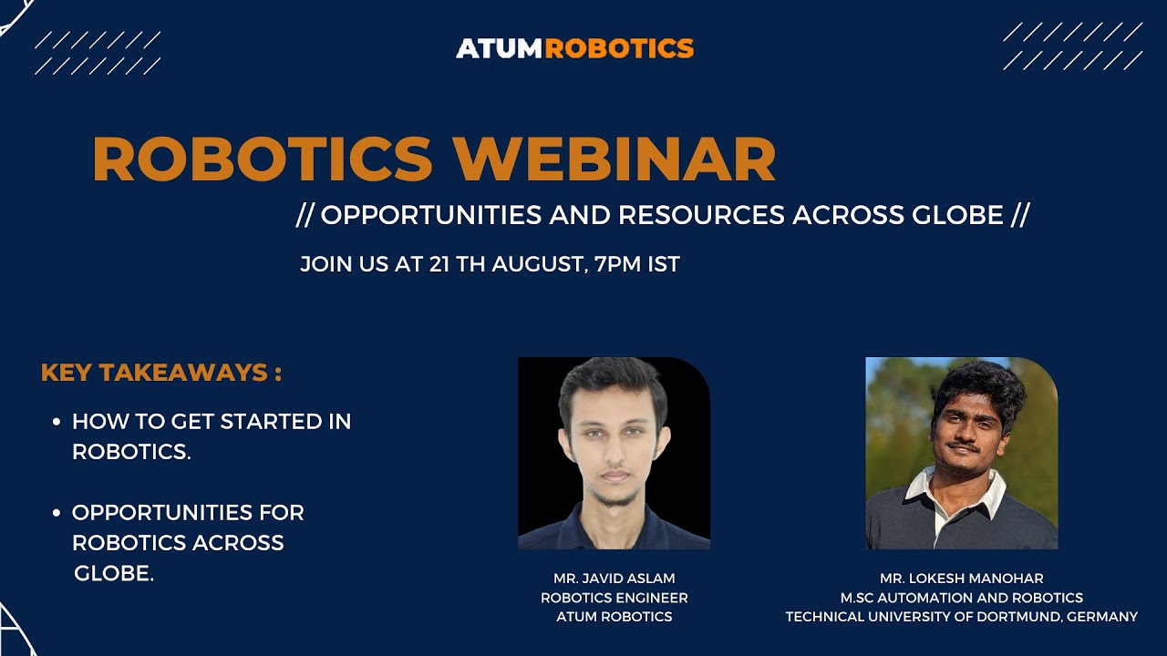 How to get started into Robotics - Webinar - YouTube