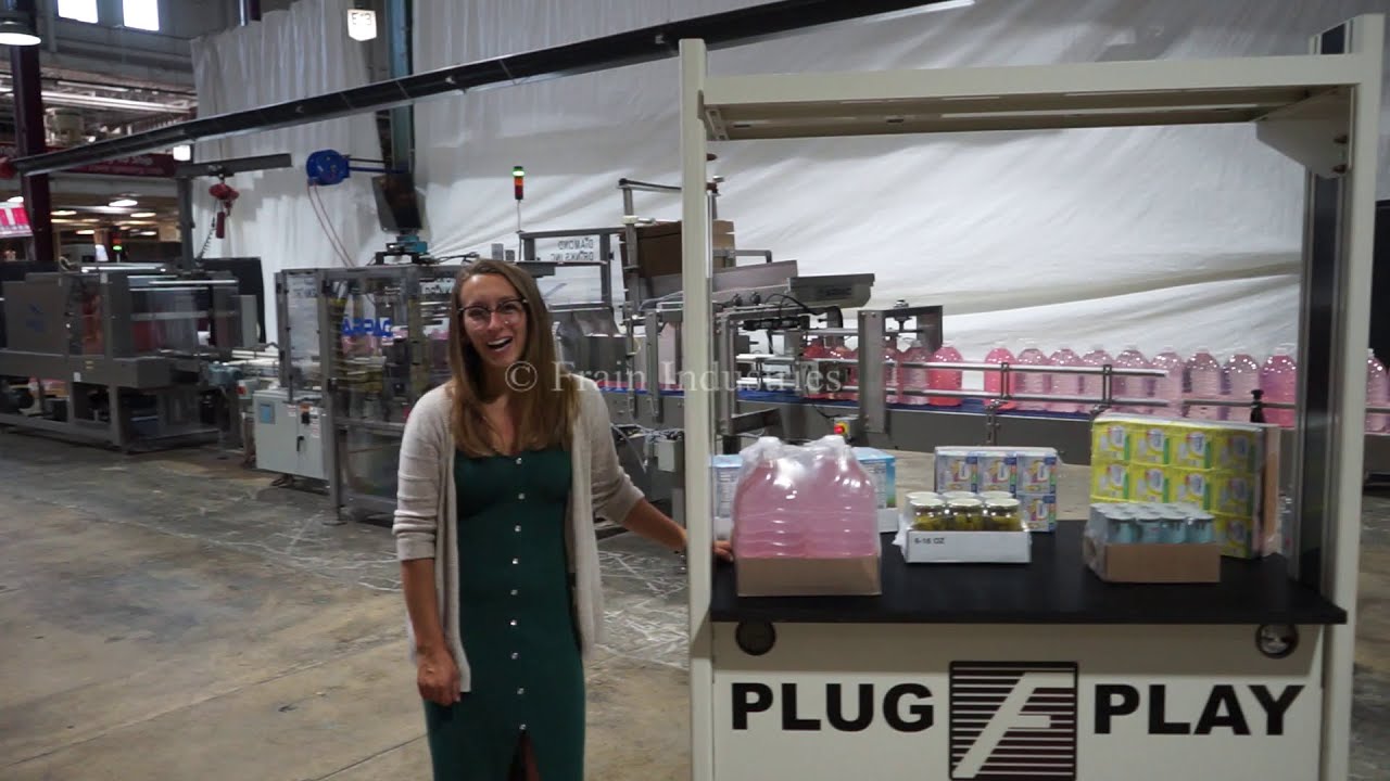 Arpac Case Packer Tray Form/Pack EL-2111 Demonstration - YouTube