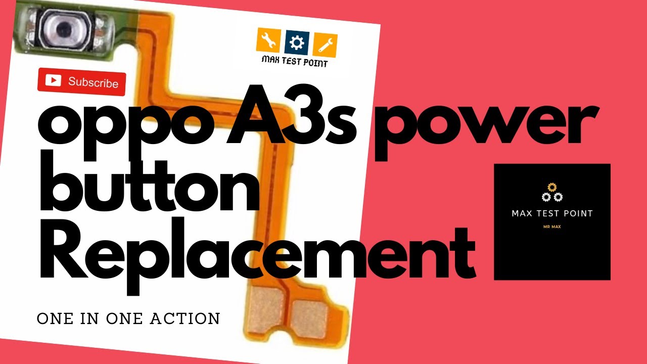 Oppo A3s power button Replacement - YouTube