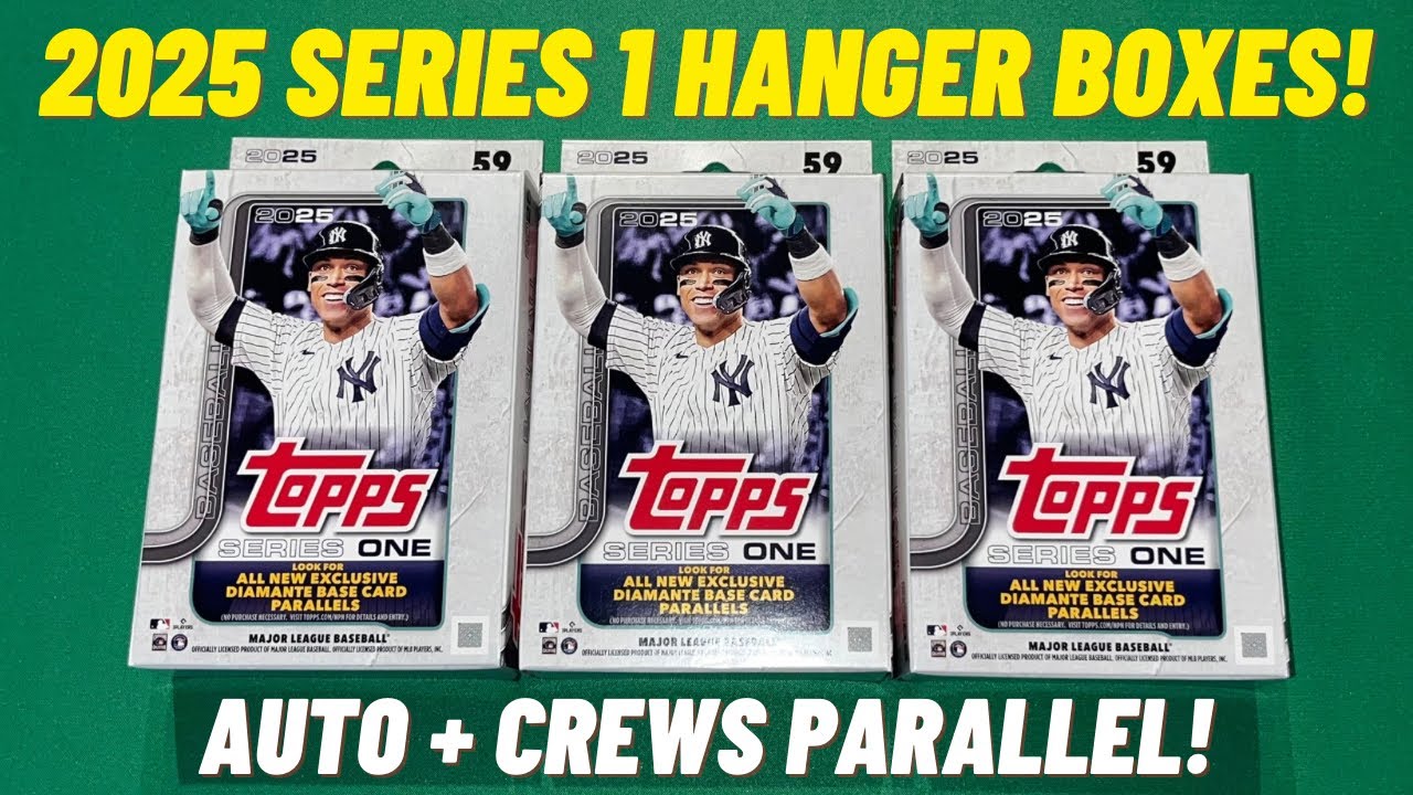 2025 Topps Series 1 Baseball Hanger Box Opening Review! Best Format ...