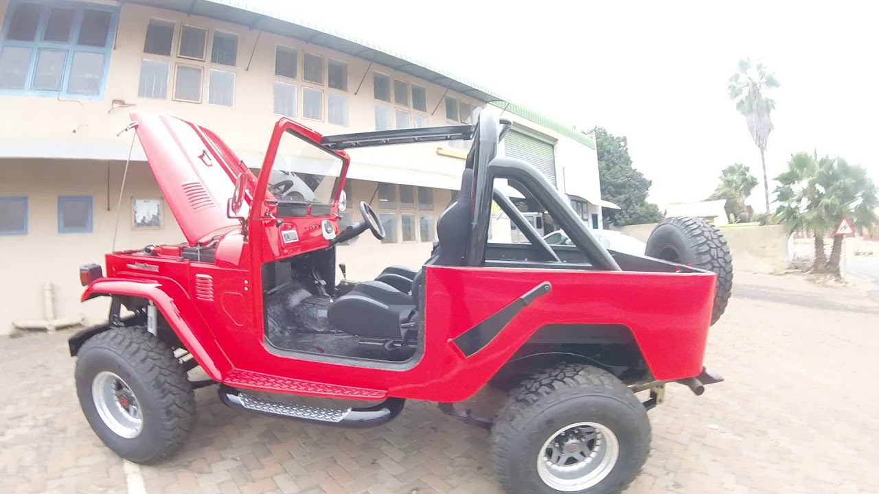Custom built Toyota FJ45 Land cruiser (3UZ Lexus engine) - YouTube