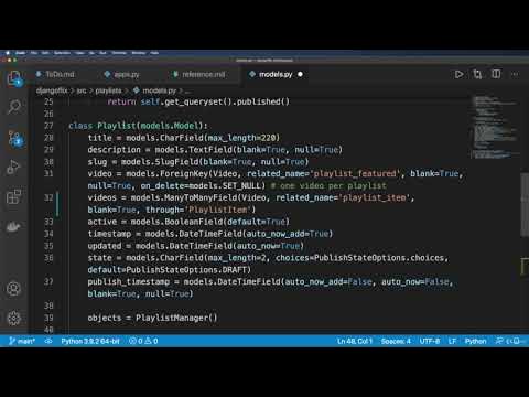 24 Ordering ManyToMany with Through Model - YouTube