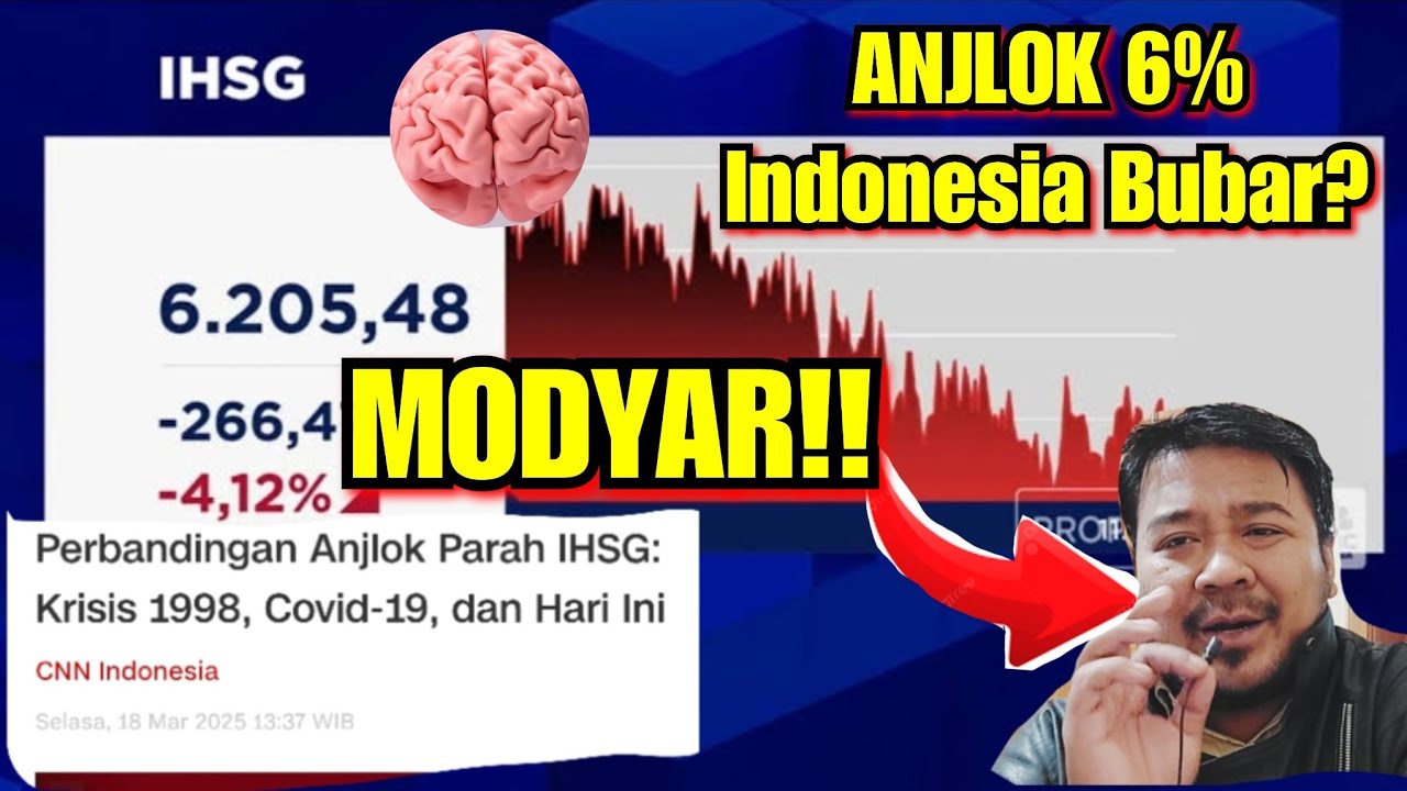 🔴MODYAR! investor Pada Lari! ihsg anjlok Parah - YouTube
