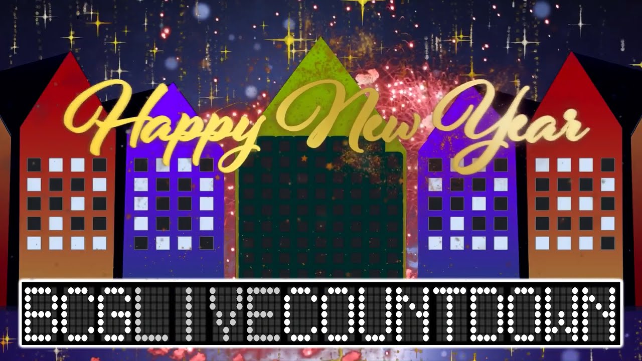 BCG Live 2 Hours Countdown Happy New Year 2023 (from 22:00:00 to 00:09: ...