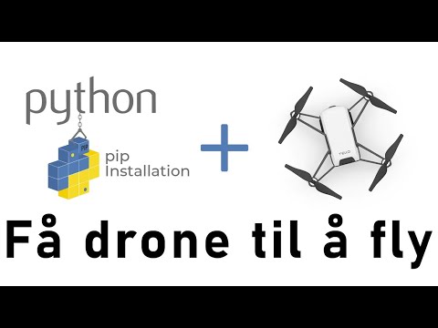 Hvordan programmere DJI Tello drone med Python + pip - YouTube