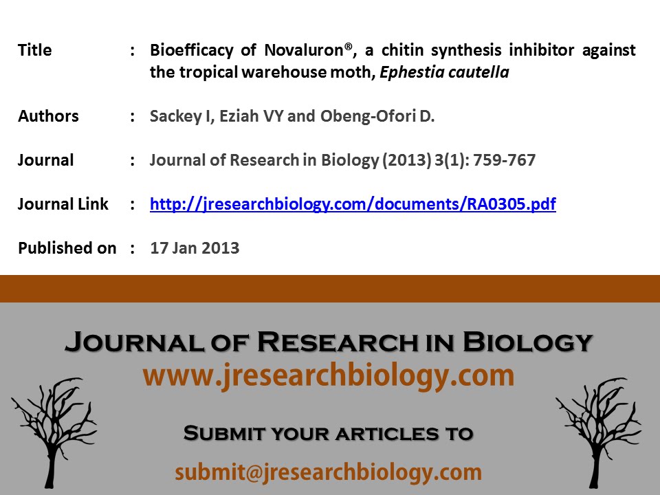Bioefficacy of Novaluron®, a chitin synthesis inhibitor - YouTube