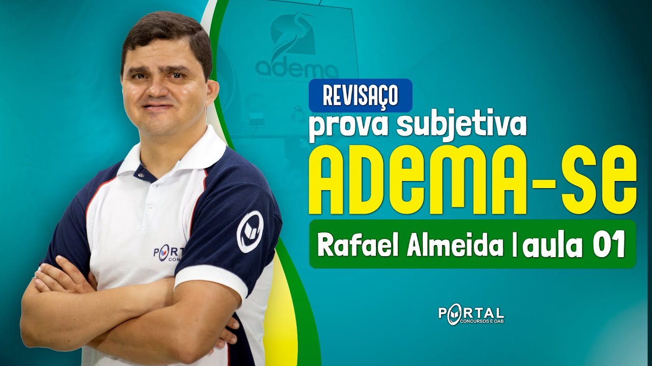 Concurso ADEMA/SE: Revisaço Prova Subjetiva | Aula 01 @CursosdoPortal ...