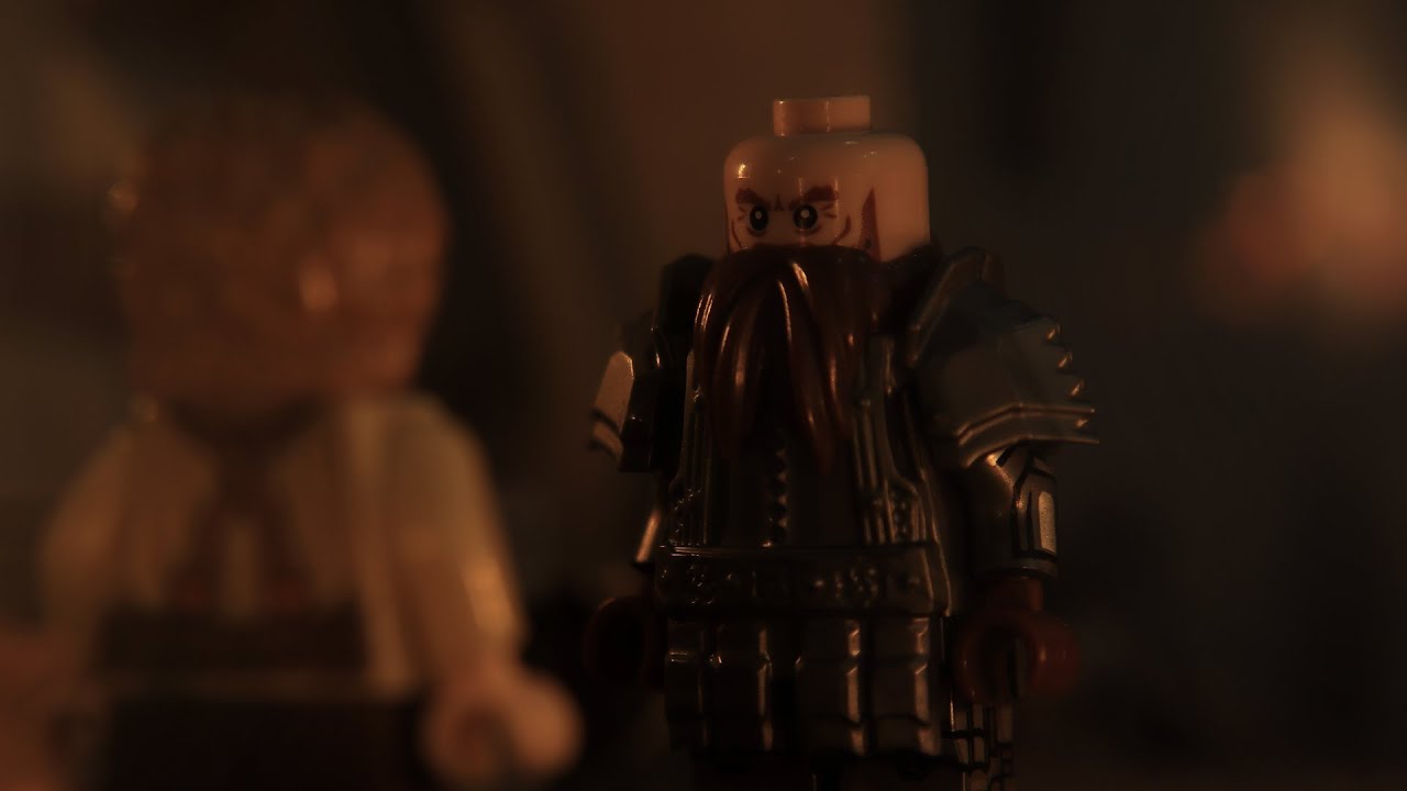 LEGO HOBBIT | Мультфильм "Гномья жадность" / lego stop motion animation ...