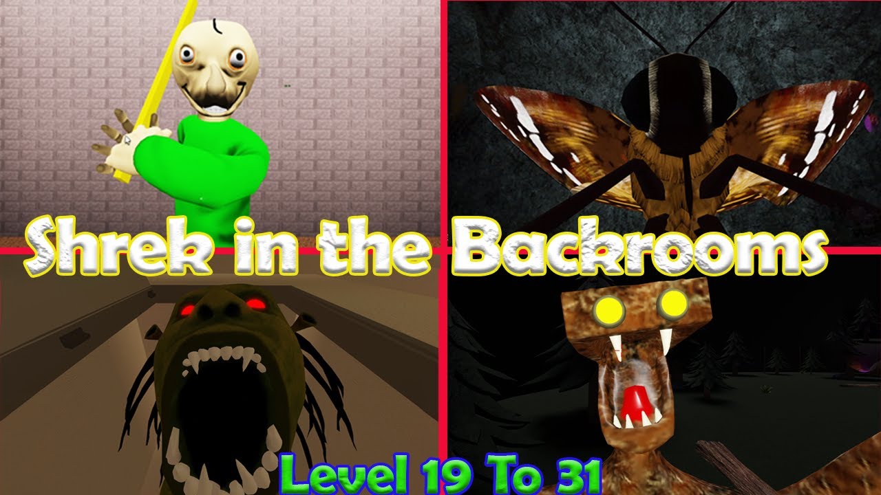 Shrek in The Backrooms( Level 19 To 31)| Roblox - YouTube
