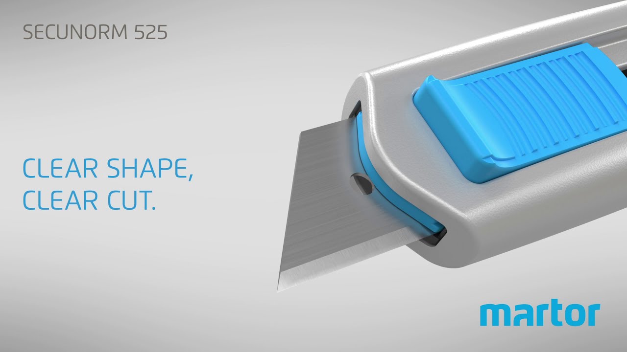 Safety knife MARTOR SECUNORM 525 Product Video GB - YouTube