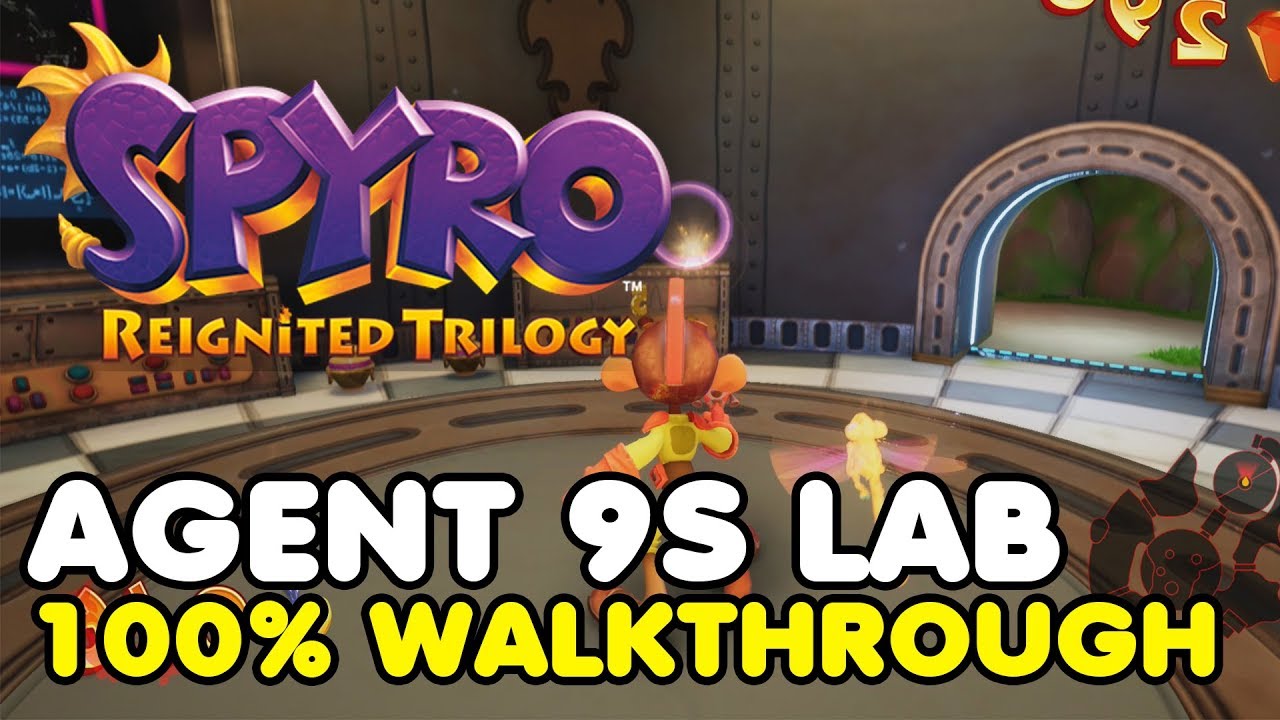 Spyro 3 Reignited - AGENT 9'S LAB 100% Walkthrough (All Gems, Eggs ...