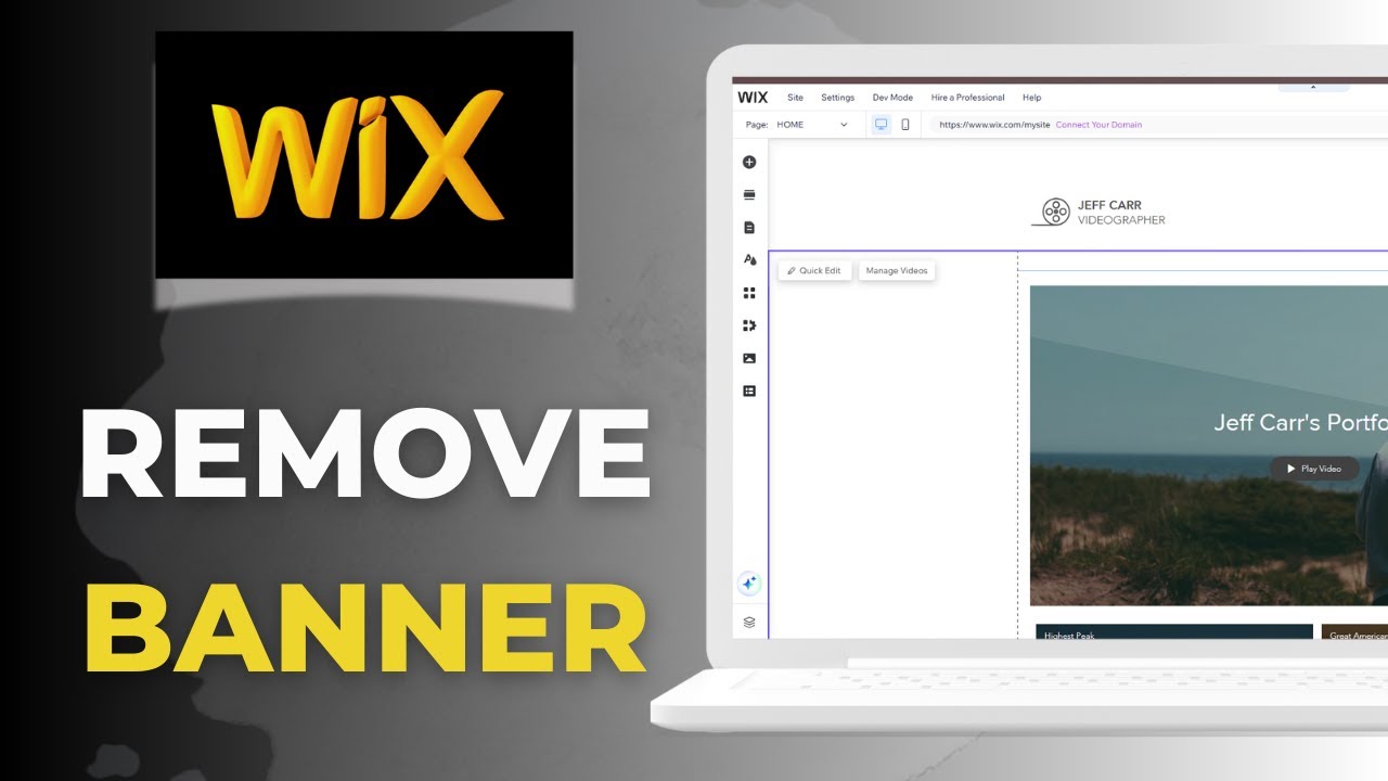 How to Remove Wix Banner from Website - YouTube