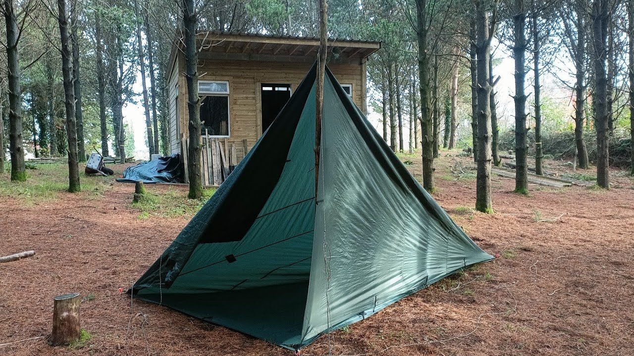 Tarpology - Make A Tent With Floor - DD 4 x 4 Tarp - YouTube