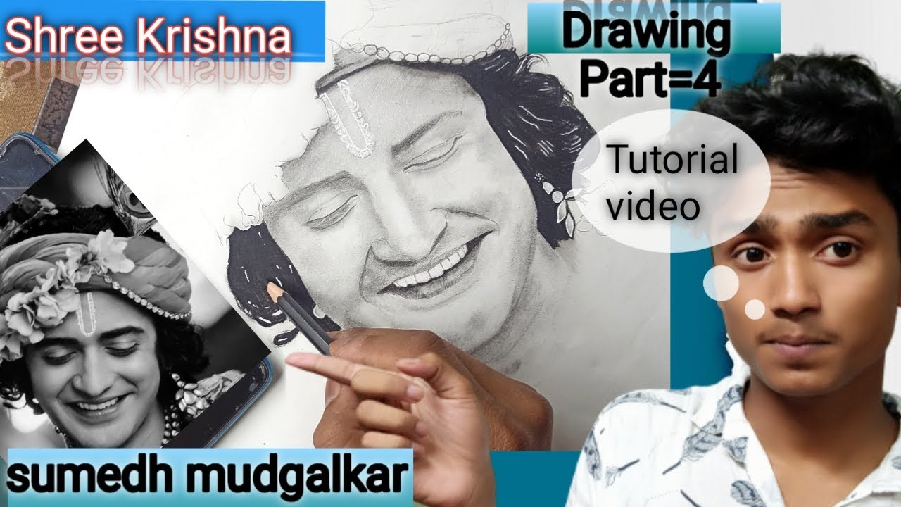 Radha Krishn Serial/Sumedh Mudgalkar Krishna Drawing\Realistic hair ...