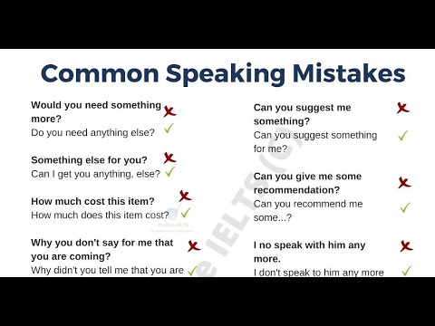IELTS SPEAKING COMMON MISTAKES: All you must need to know! - YouTube