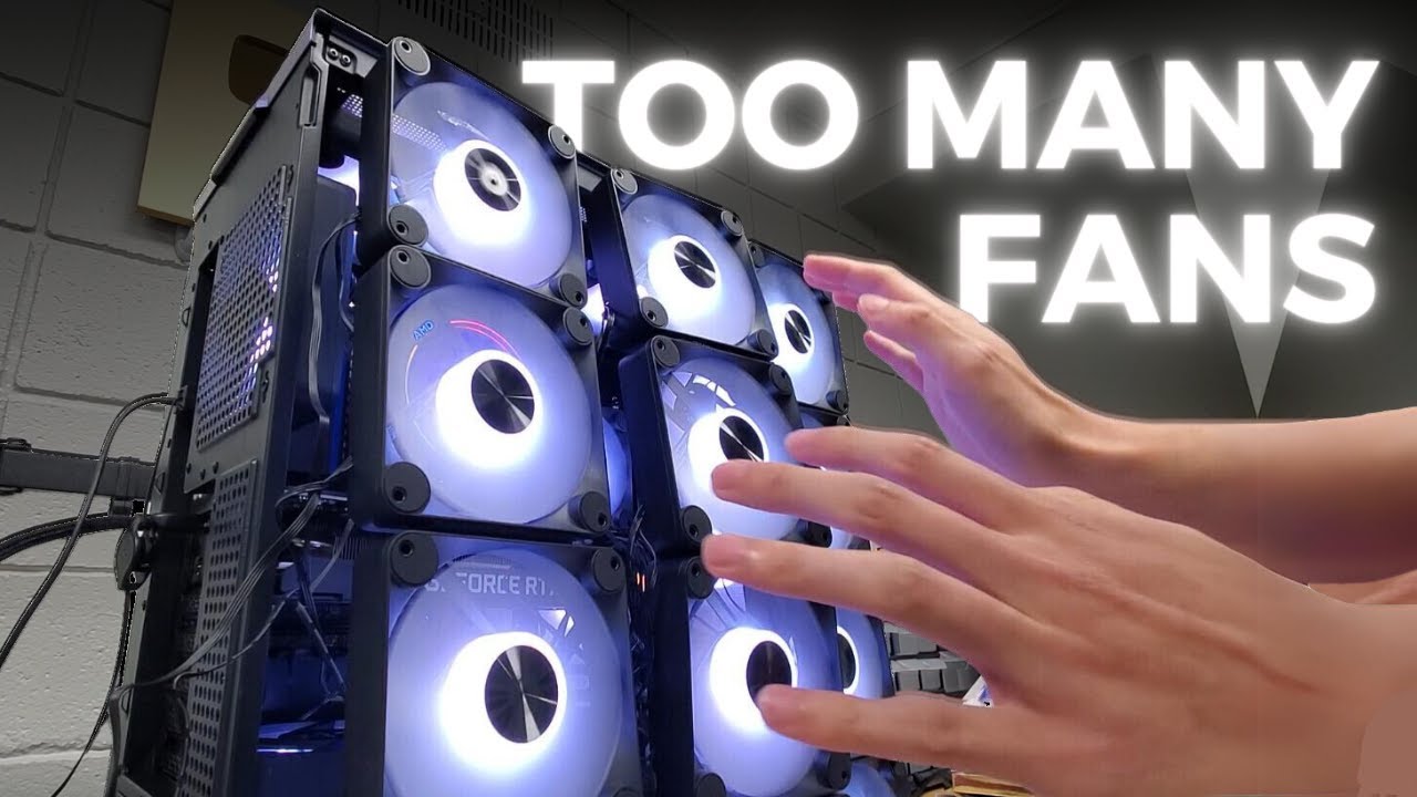 I installed 30 fans in my PC so you don't have to - YouTube