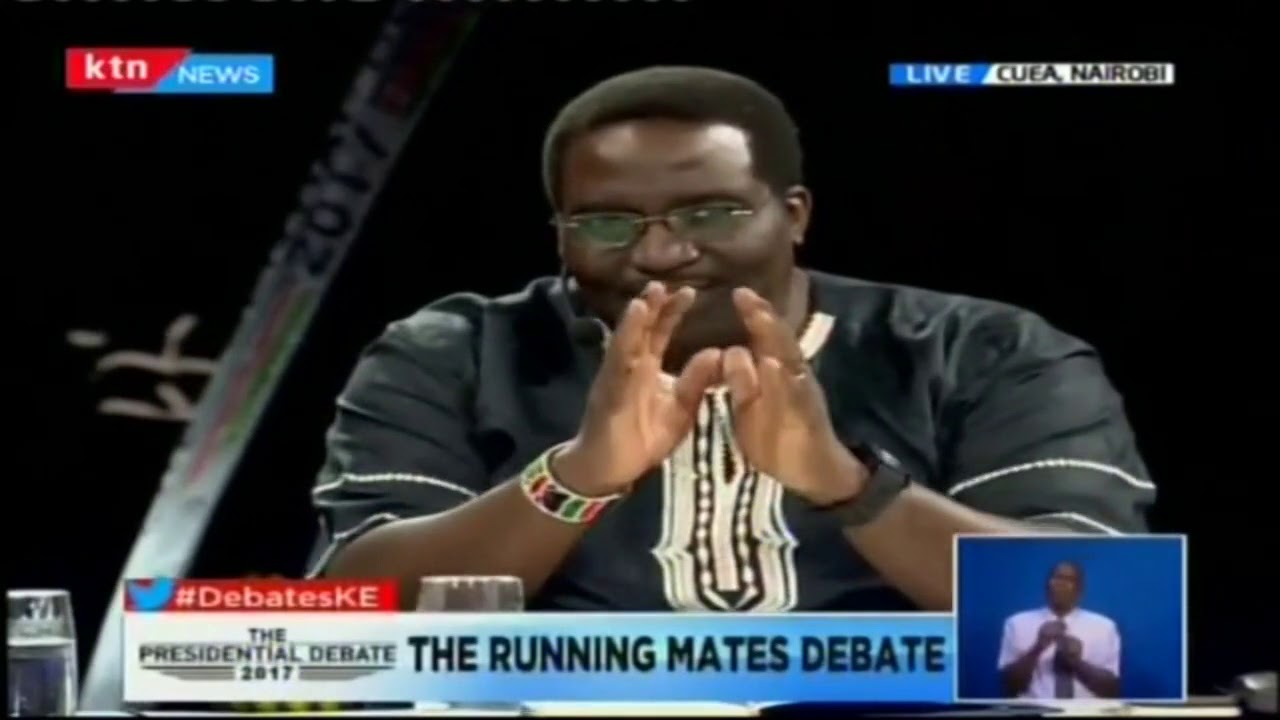 Only one candidate shows up for the Presidential Running Mates Debate ...