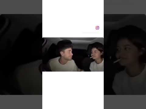 qizni oʻpib oldi qiz sigaret chekarkan zapal moshinada zapal