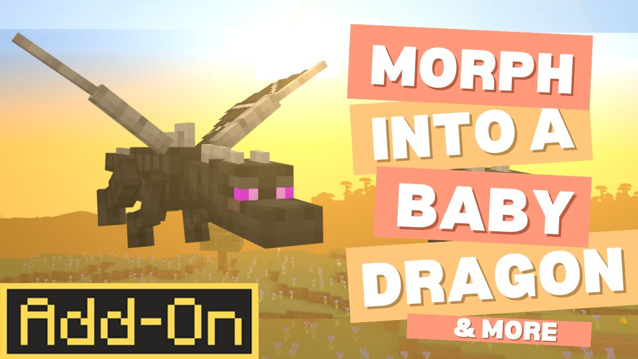 Morph Into A BABY DRAGON - Morph Add-on | Minecraft Marketplace In ...