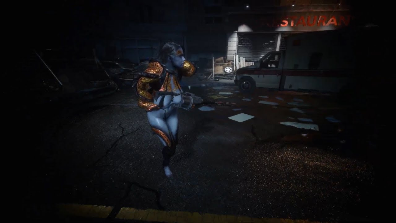 Resident Evil 3 Remake Jill Elite Mutation-Dragane Coostume Gameplay ...