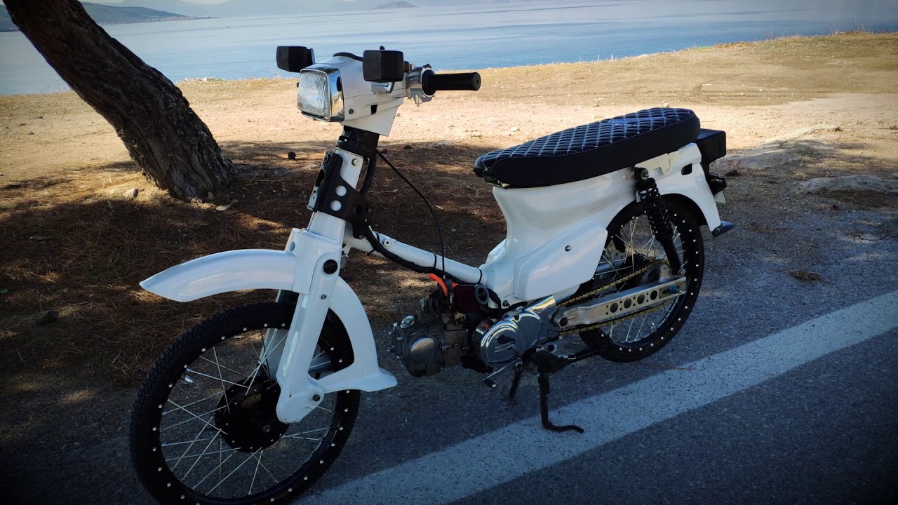 Honda C50 Rebuild & transformed into GLX - YouTube