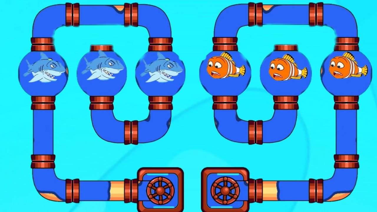 Rescue the fish mini game | pull the pin save fish game - YouTube