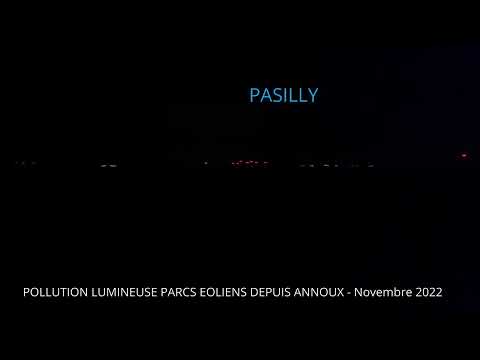Annoux Pollution Lumineuse  Novembre 2022 - Civry Tormancy Grimault