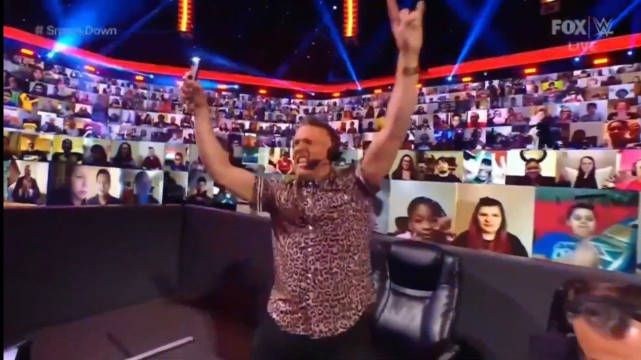 Pat McAfee dances to Shinsuke Nakamura's theme song & Rick Boog's ...