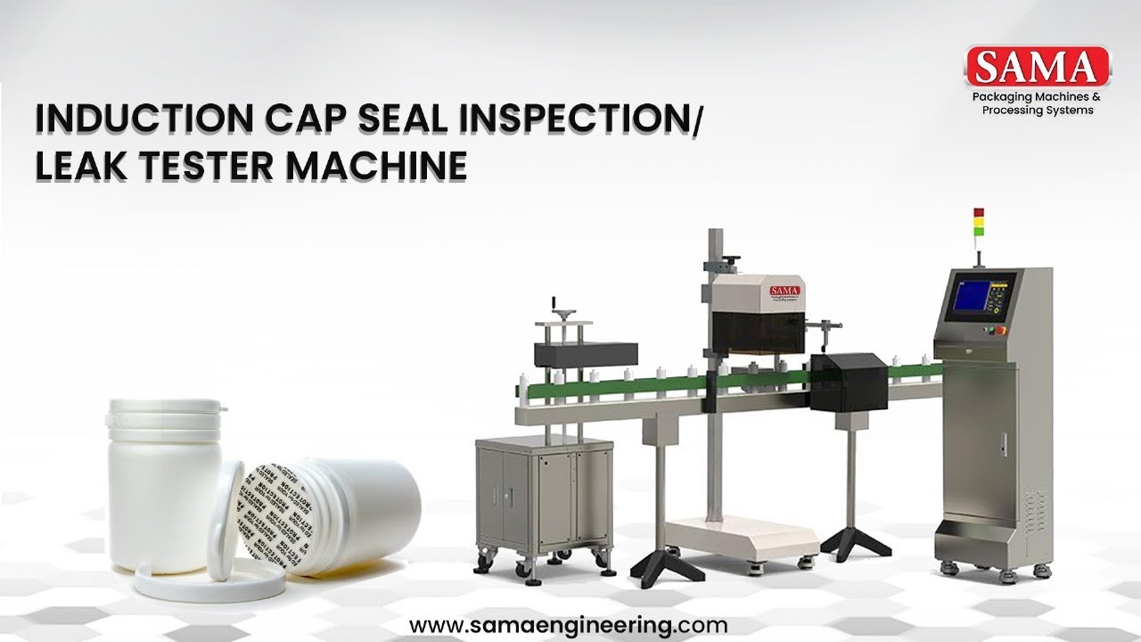 Induction Cap Seal Inspection/ Leak Tester Machine - YouTube