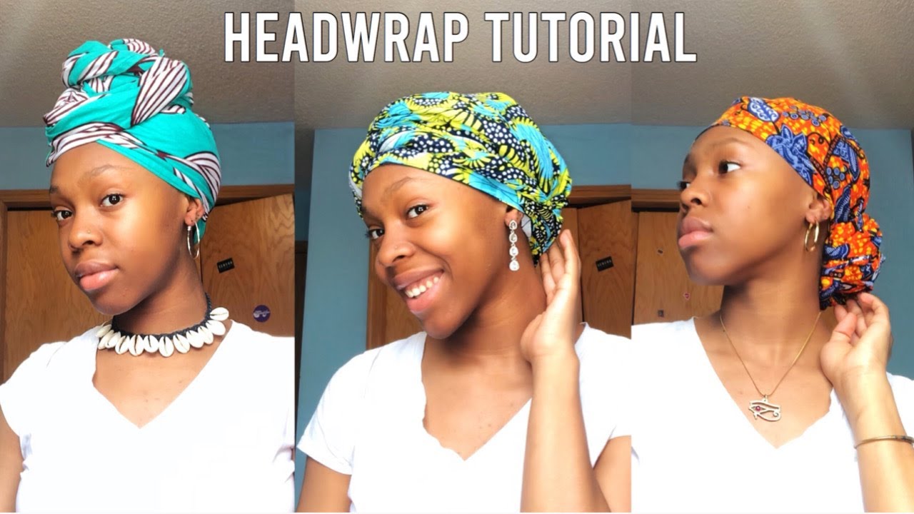 Quick and Easy Headwrap Tutorial | 3 CUTE Headwrap Styles For The Summer! - YouTube