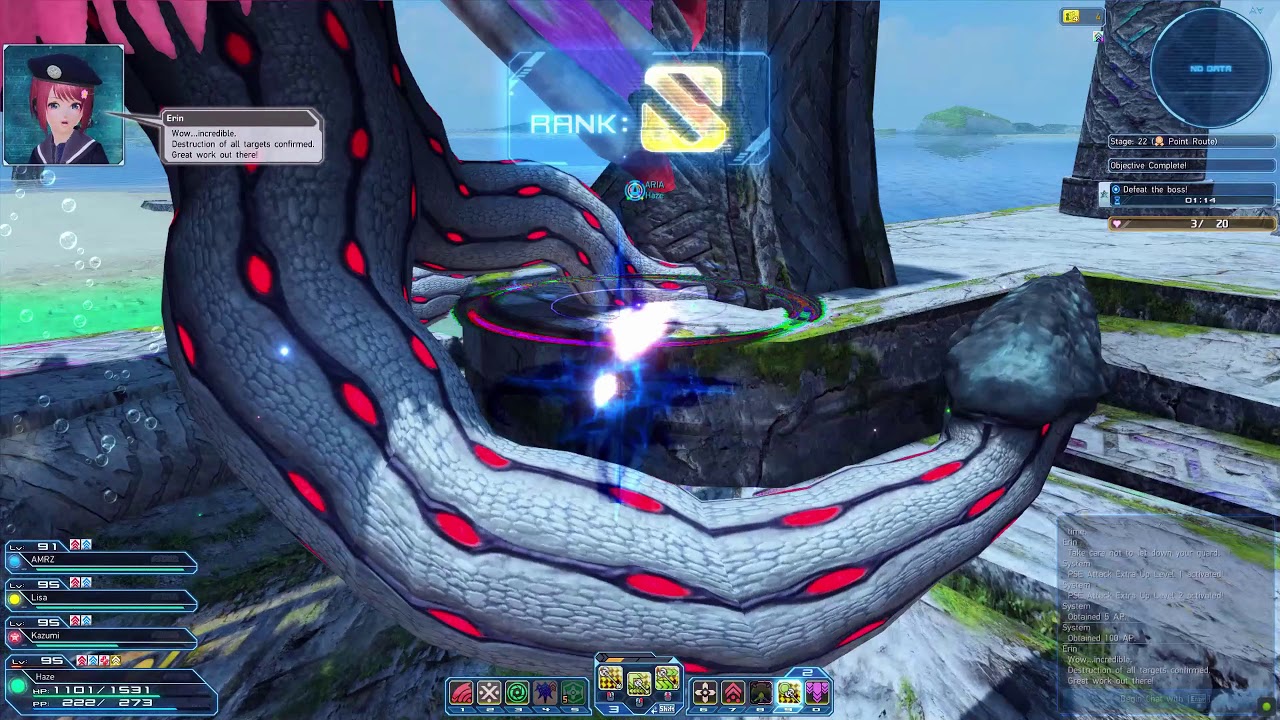 PSO2 [Global] - Divide Quest Stage 21 - 25 Ph - YouTube