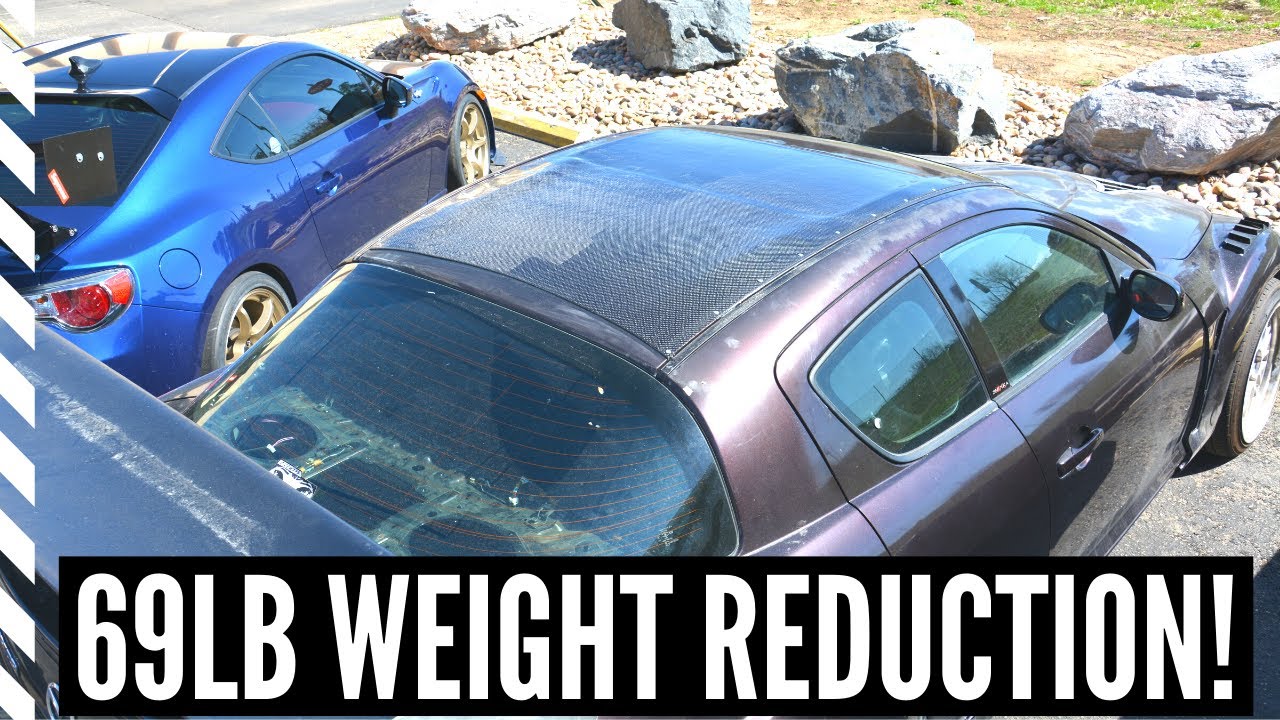Making a Custom Carbon Fiber Roof For My RX8 - YouTube
