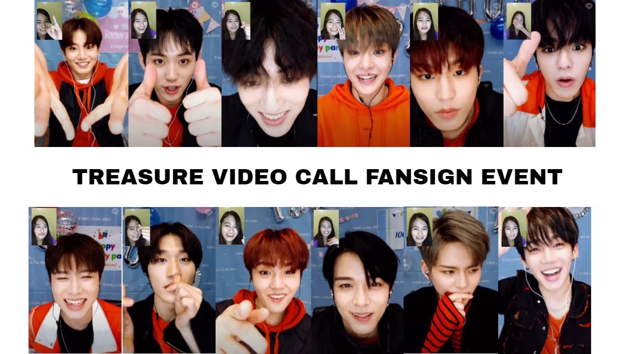 201114 TREASURE 트레저 영상 통화 팬사인회 VIDEO CALL FANSIGN EVENT (KTOWN4U ...