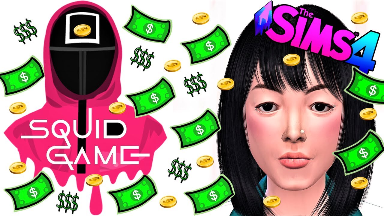 The Sims 4| Squid Game Ji Yeong| Create A Sim 🙍🐙🤑🔫🚦 - YouTube