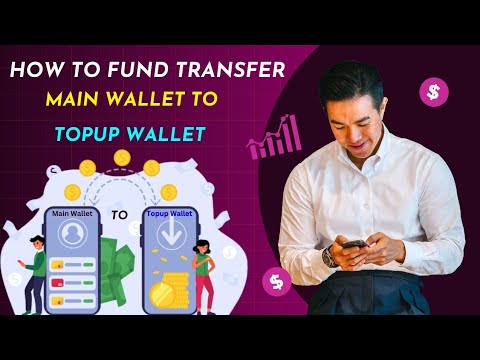 How to fund transfer main wallet to topup wallet || main wallet से ...