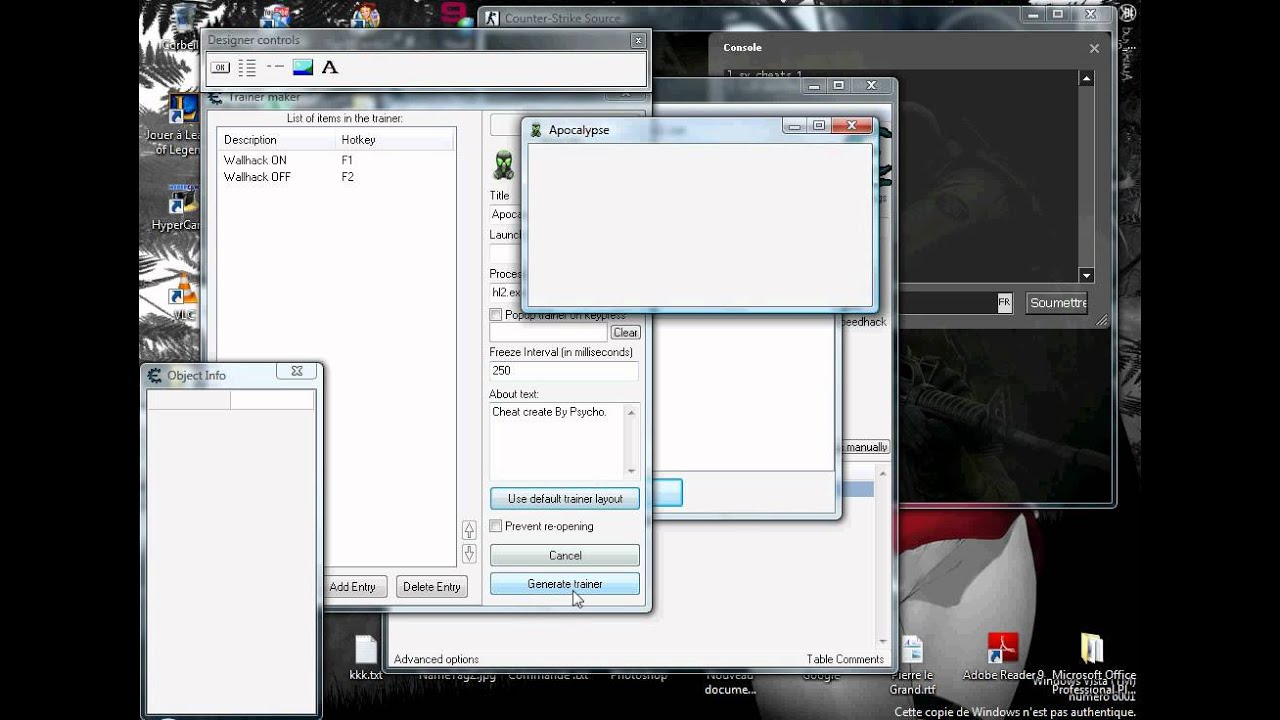 Comment créé un wallhack css. - YouTube