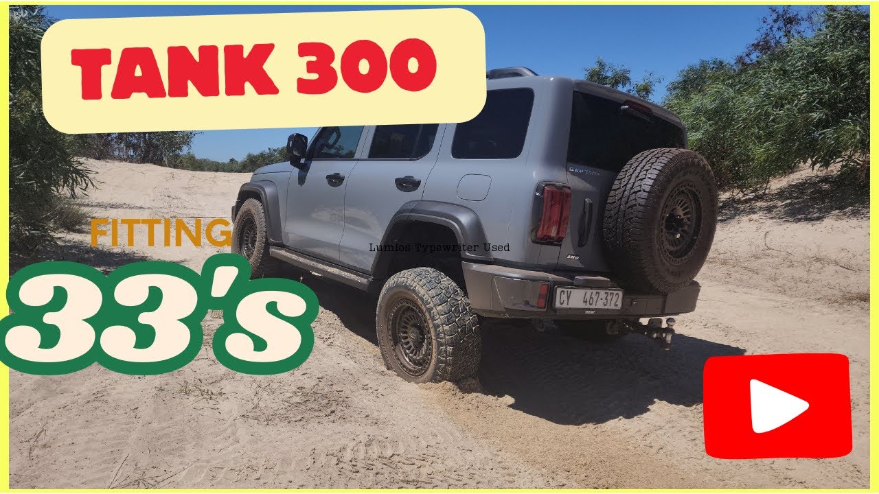 Biggest Tires that fit Stock TANK 300. Does it rub? - YouTube