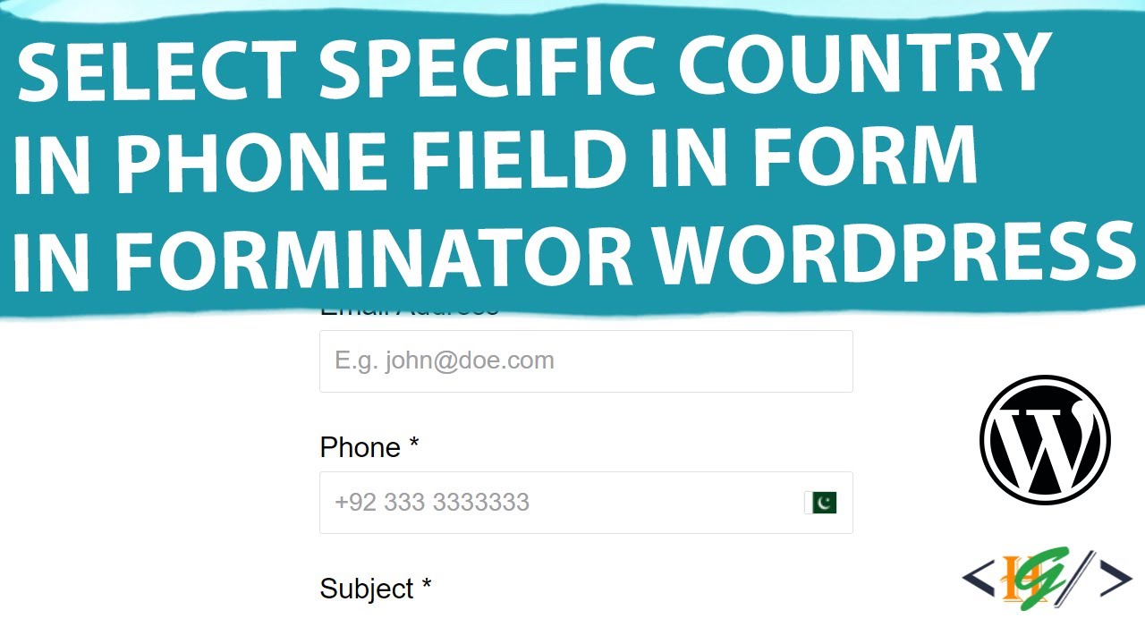 How To Select Specific Country In Phone Field Validate Number In Form how-to-select-specific-country-in-phone-field-validate-number-in-form