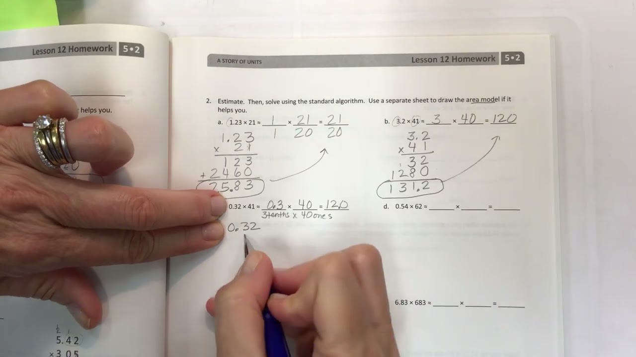 Eureka Math Grade 5 Module 2 Lesson 12 Homework YouTube Eureka Math Grade 5 Module 2 Lesson 12 Homework YouTube