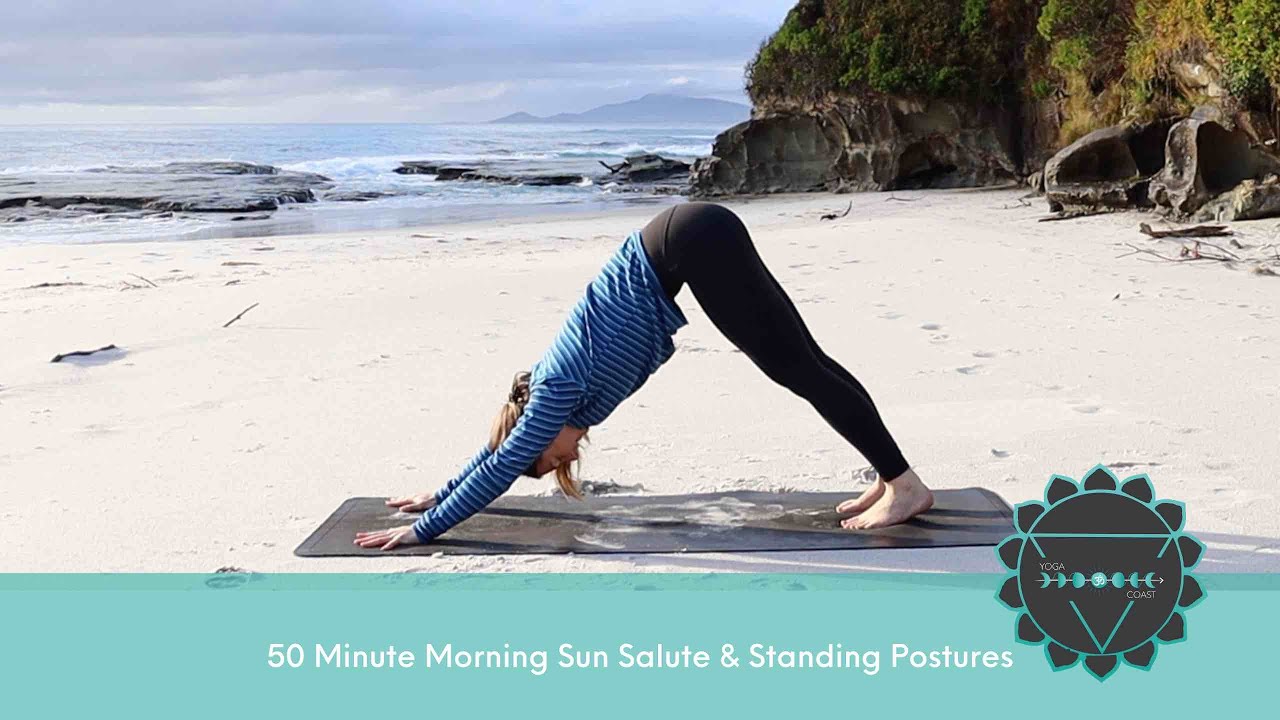Salute to the Sun ~ Standing Postures - YouTube