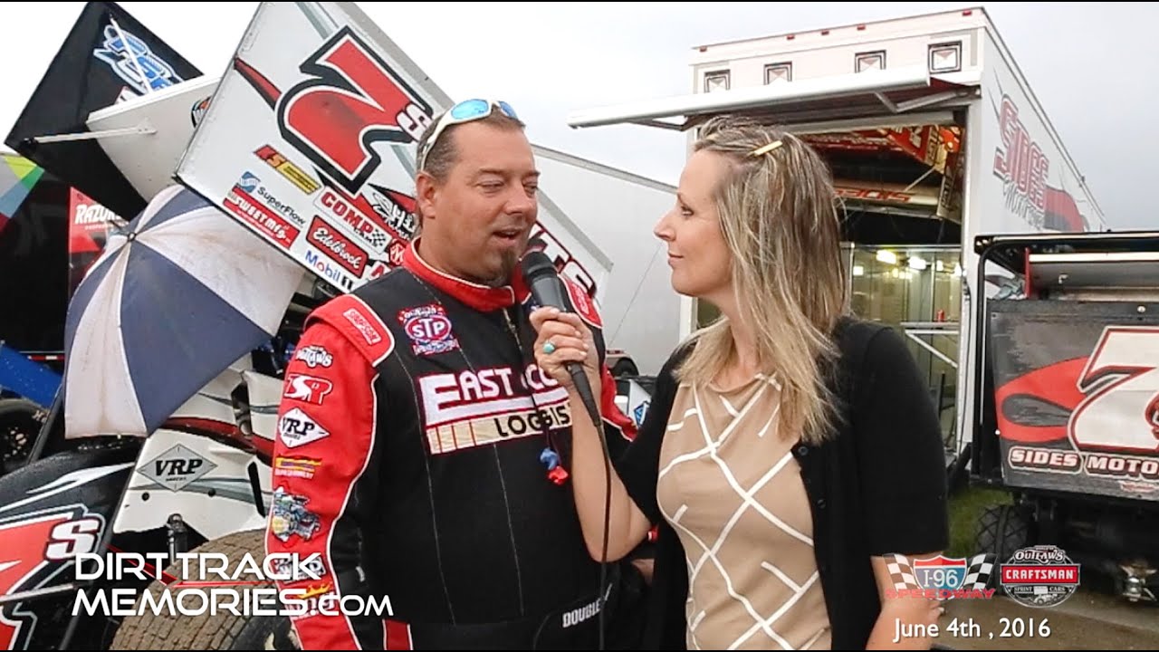 Jason Sides interview - World of Outlaws at I-96 Speedway 6-4-2016 ...